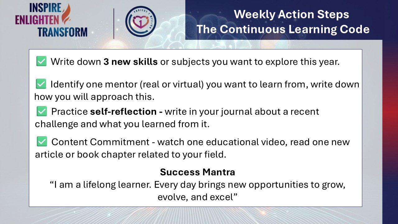 Week 5 – The Work Culture and Flexibility Code and The Continuous ...
